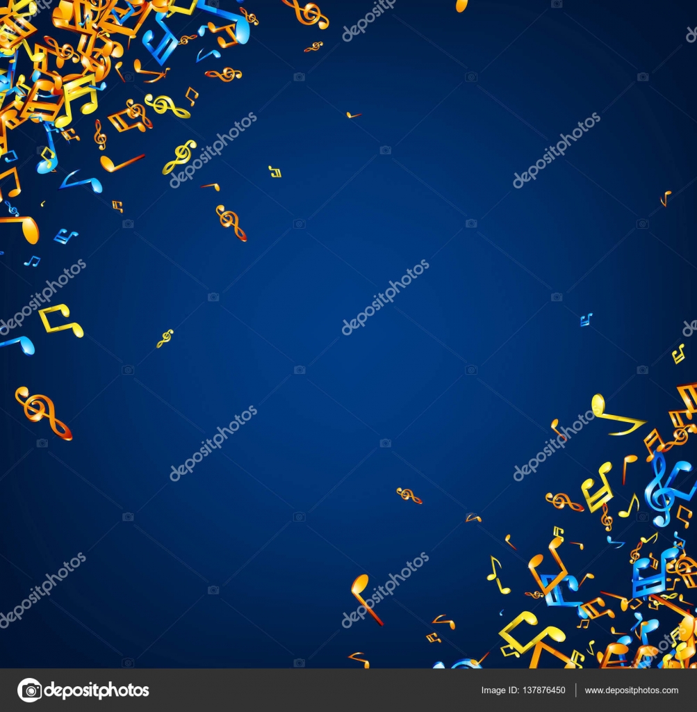 Musical notes template Stock Vector by ©Maxborovkov 137876450