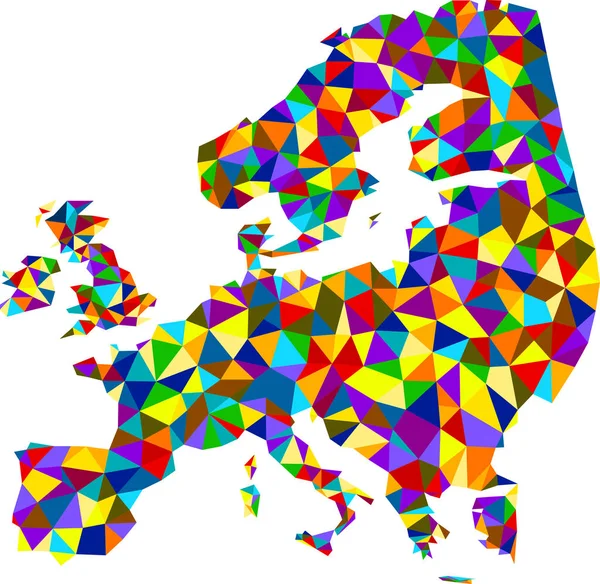 Europe mosaic map Vector Art Stock Images | Depositphotos