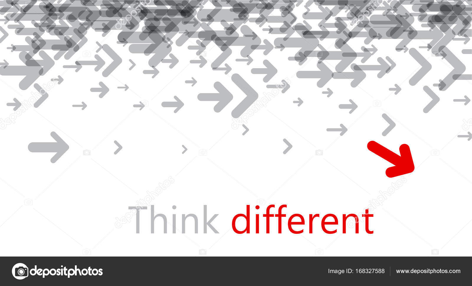 Think different banner Stock Vector by ©Maxborovkov 168327588