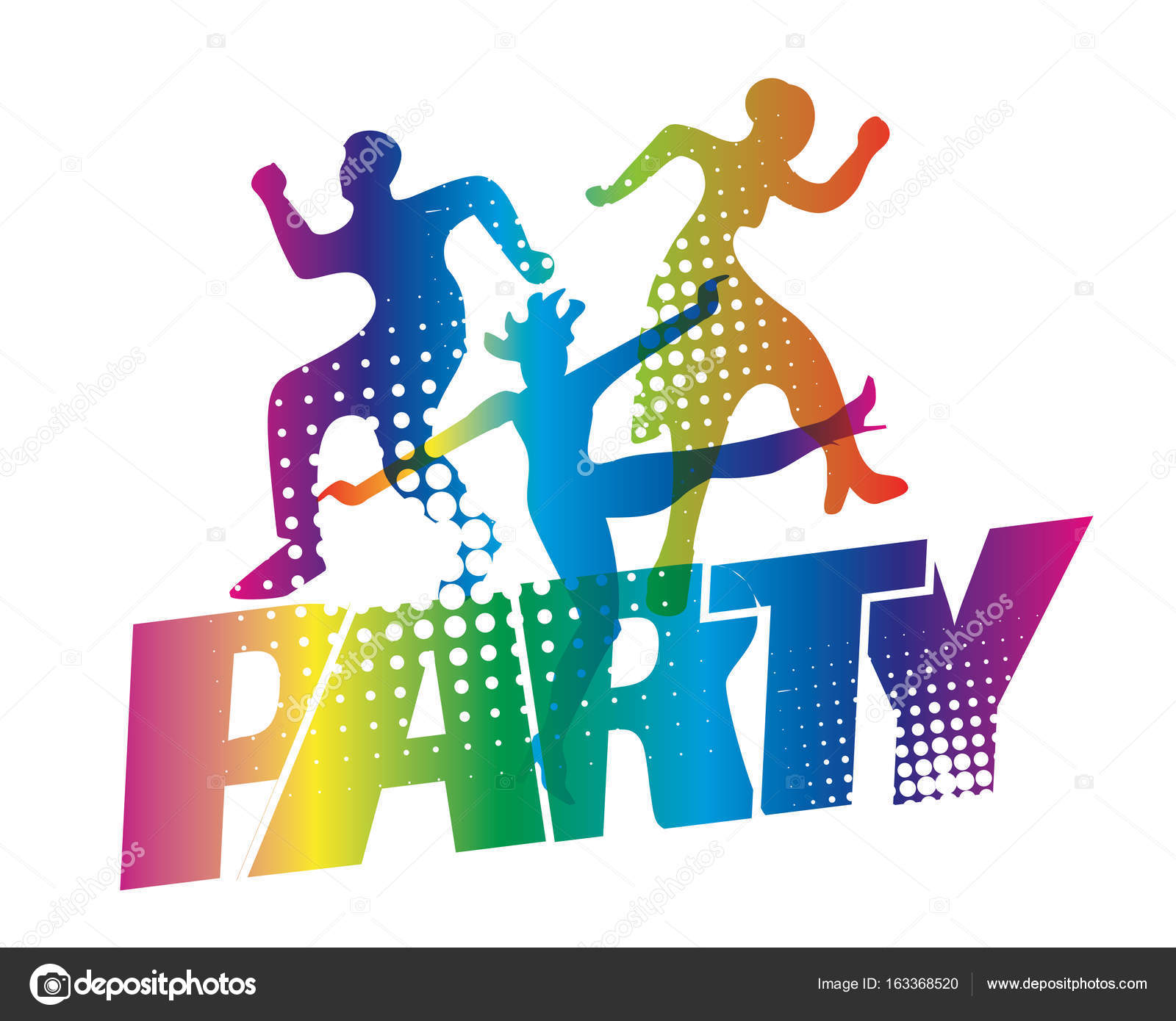 Disco Dansefest Silhuett Plakatbakgrunn For Disco Musikk Stockvektor