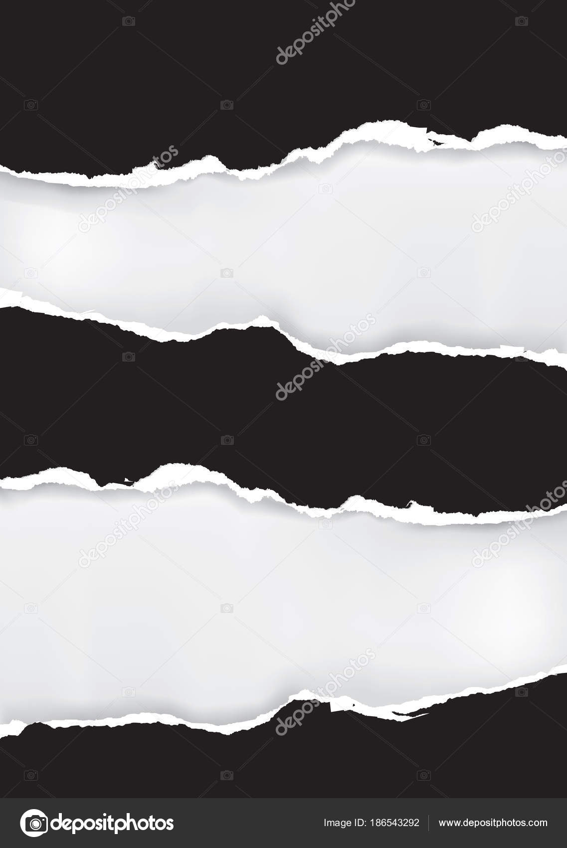 Black Torn Paper Background Ilustration Black Paper Backround Two ...