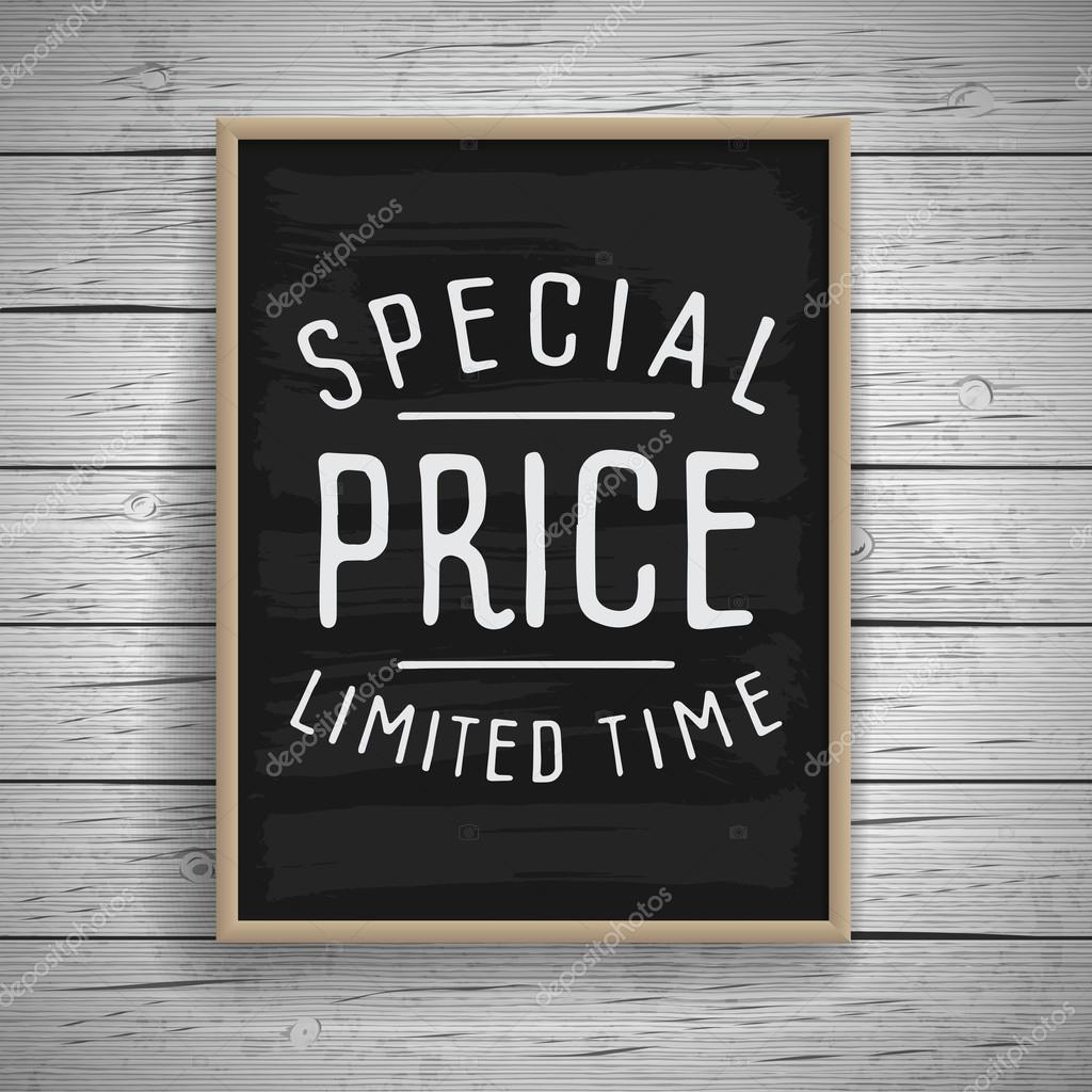 Vintage hand drawn lettering poster for retail Stock Vector Image by ...