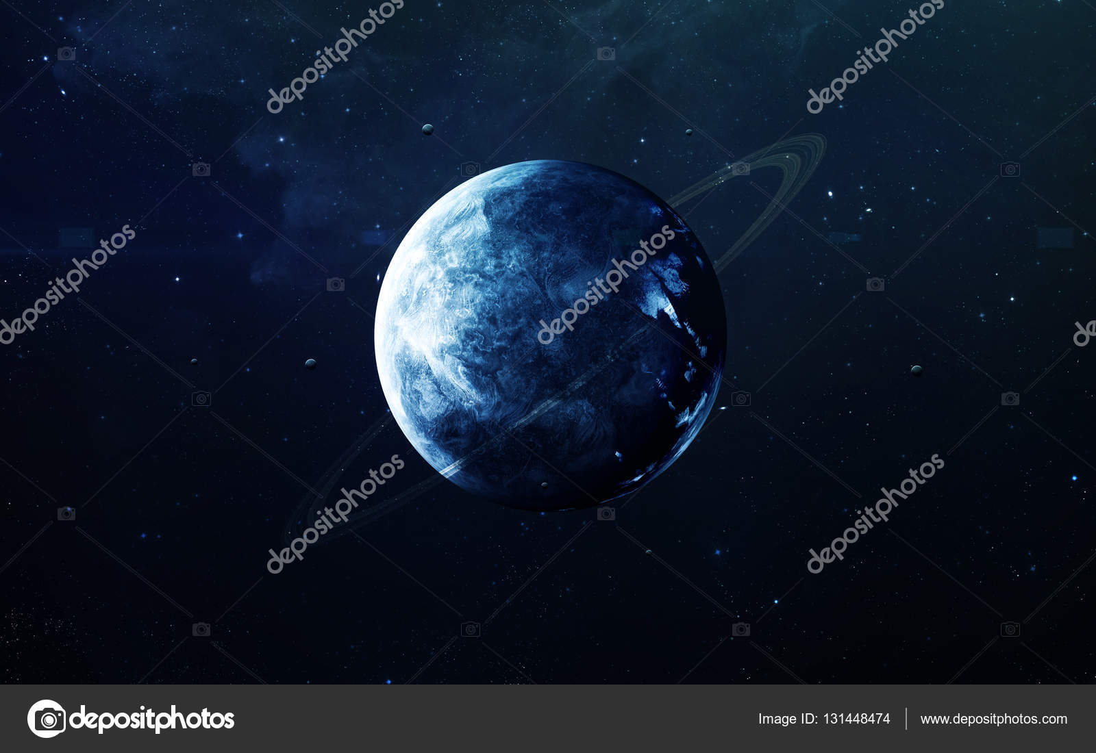 Neptune - High resolution beautiful art presents planet of the solar ...
