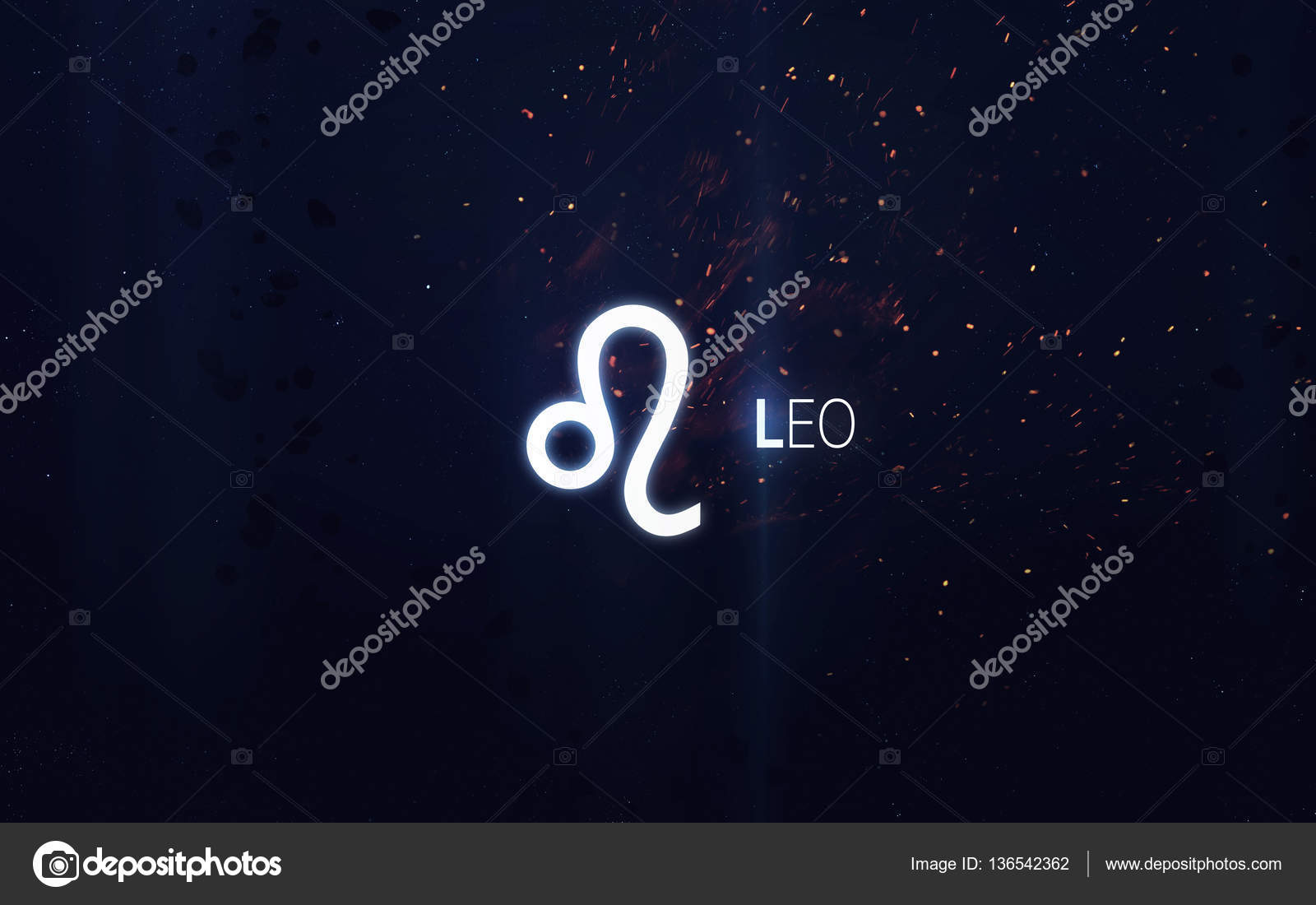 Zodiac sign - Leo. Elements of this image furnished by NASA — Stock ...