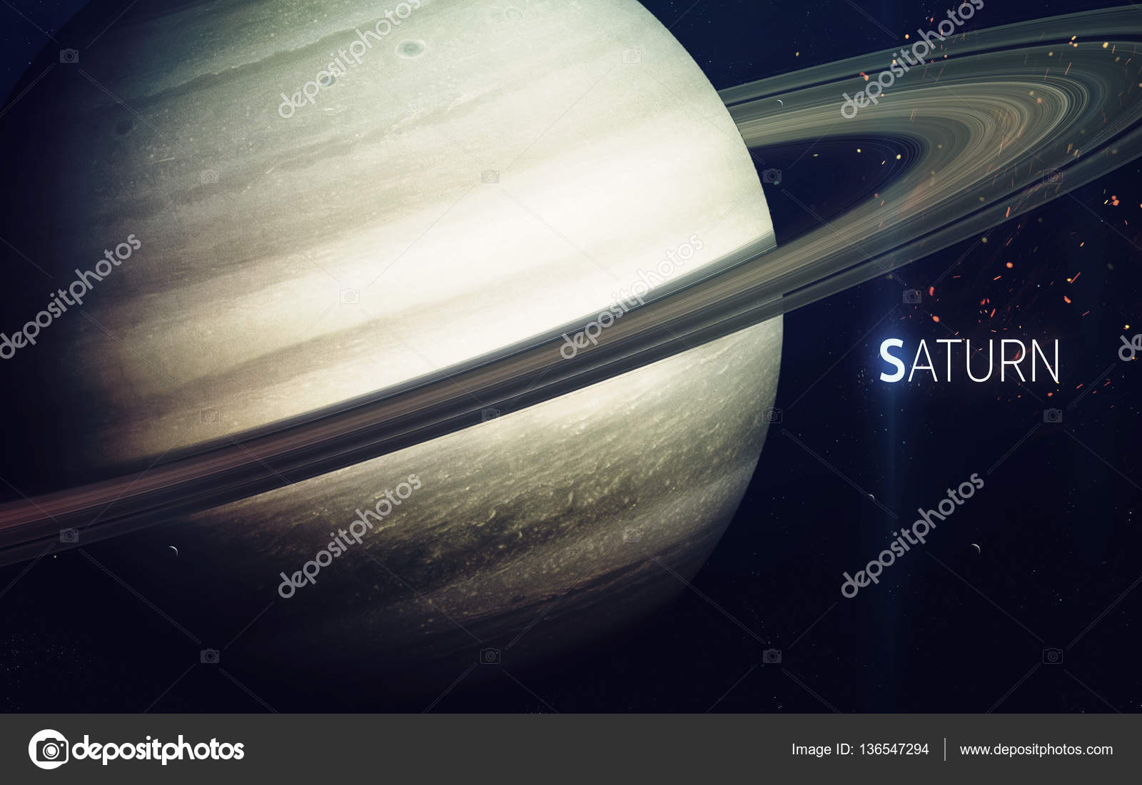 Nasa Saturn Earth Comparison With