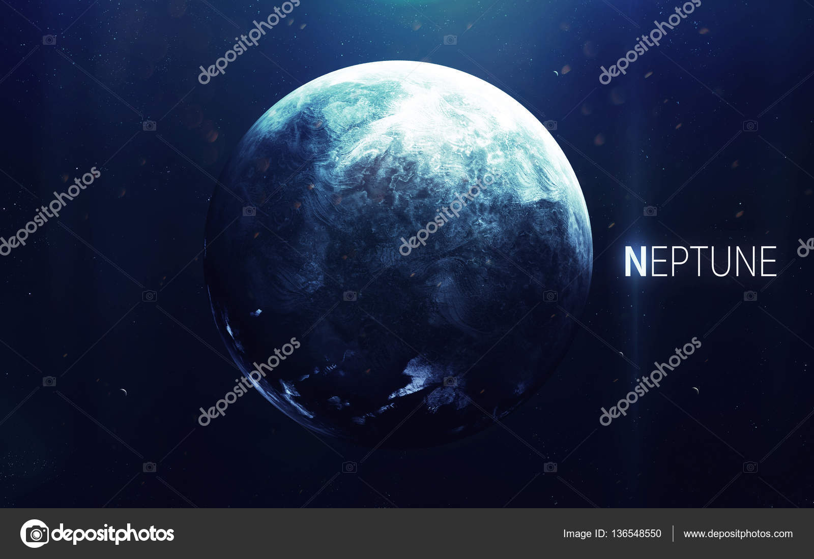 Neptuno - Arte hermoso de alta resolución presenta planeta del sistema ...