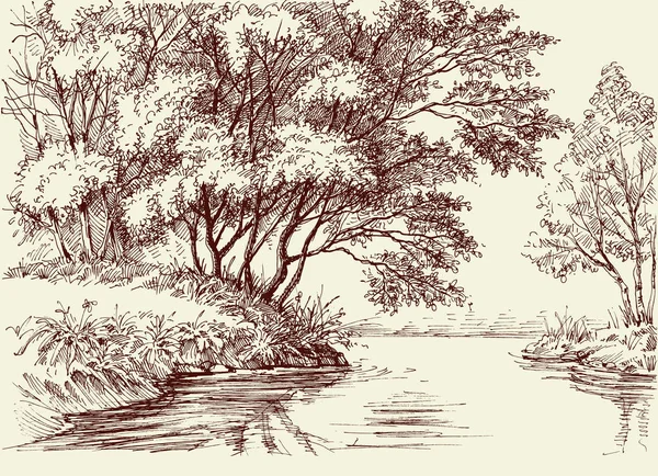 4,090 Tree etching Vector Images | Depositphotos