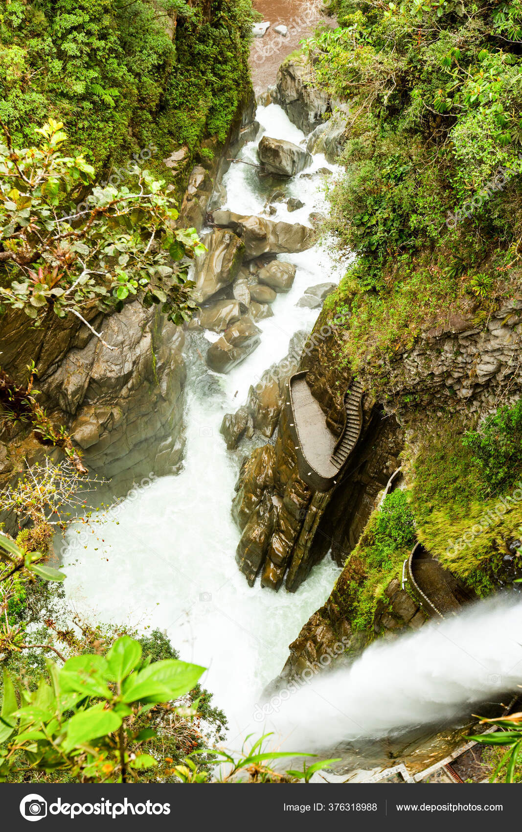 Pailon Del Satan Devils Cauldron Ecuadorian Rainforest Shoot Very ...