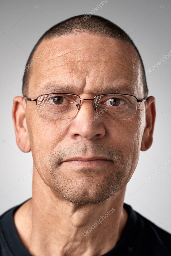 Caucasia real man face — Stock Photo © Daxiao_Productions #128155020