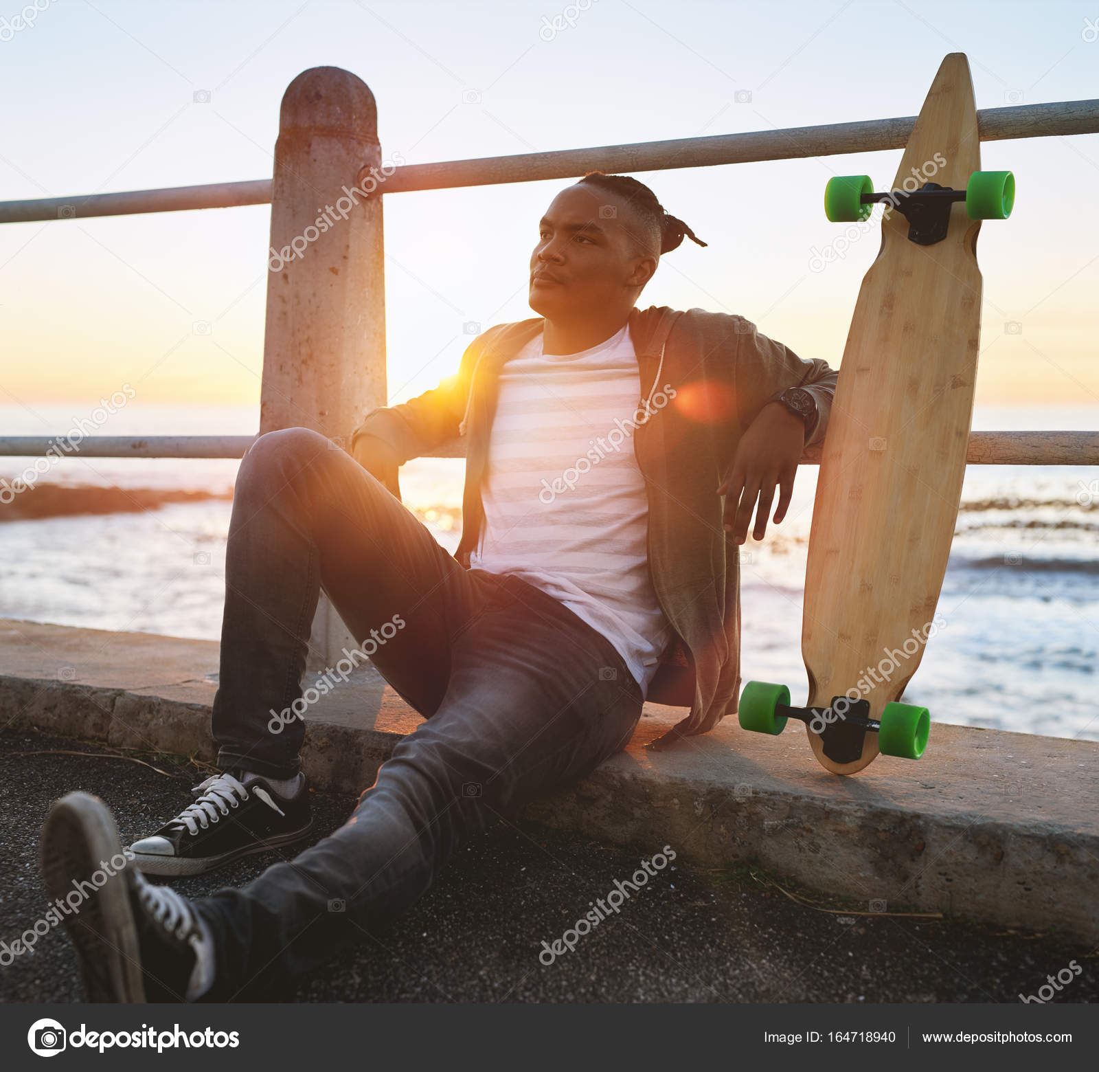 Longboarding Photography Sunset