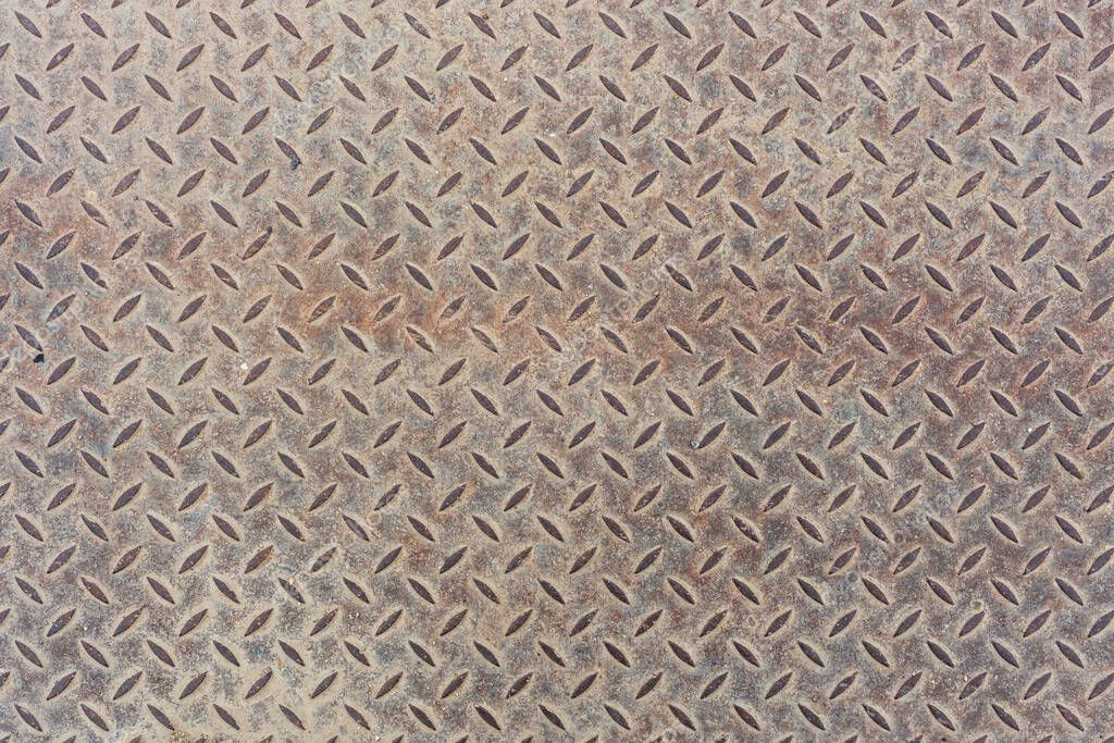 Gris polvo plana hoja de metal pesado textura del piso con diamante o ...