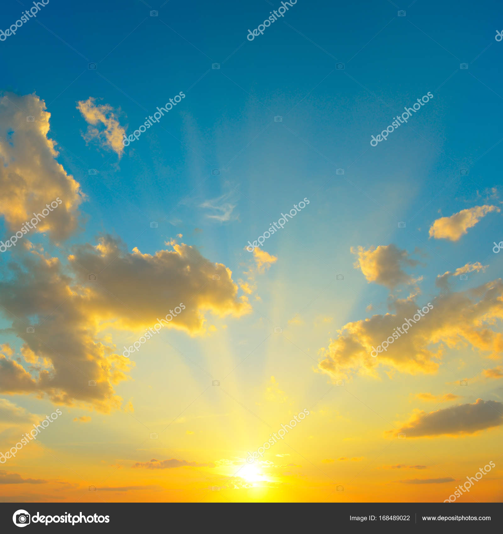 Heavenly Sunset Background