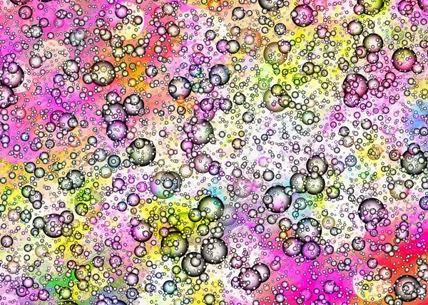 motion many colorful light bubbles - Stock Image - Everypixel