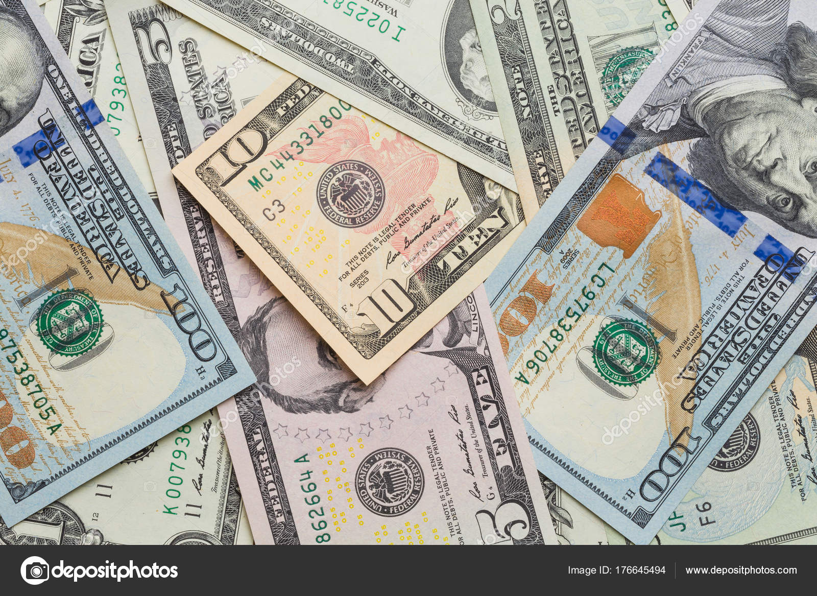 A stack of dollar bills Stock Photo by ©alan64 176645494