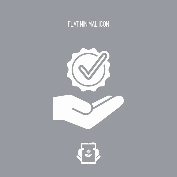 Checkmark symbol - Minimal modern icon Stock Vector Image by ©MyVector ...