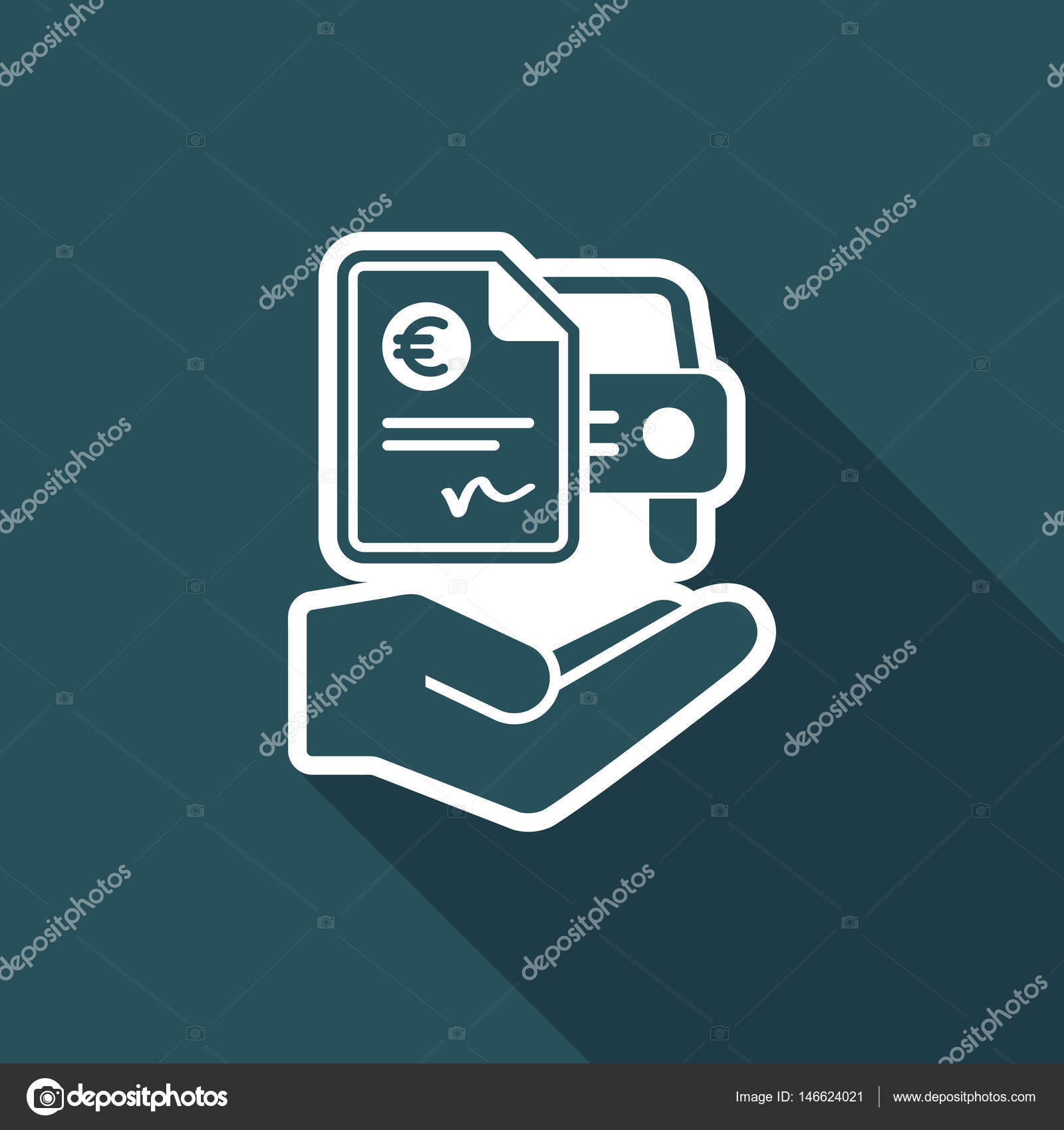 Car billing document - Euro Stock Vector by ©MyVector 146624021