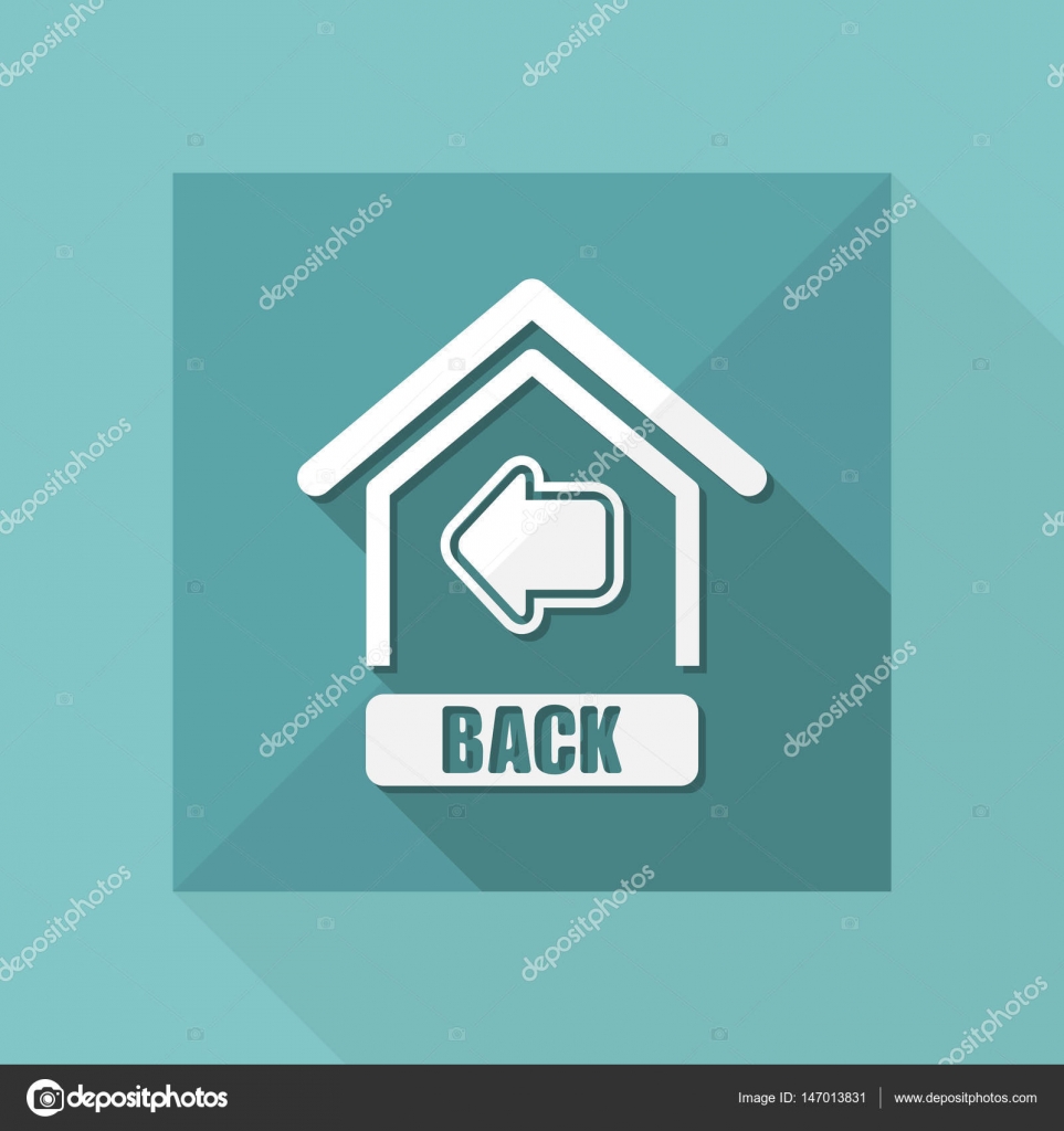 Single web back icon Stock Vector by ©MyVector 147013831