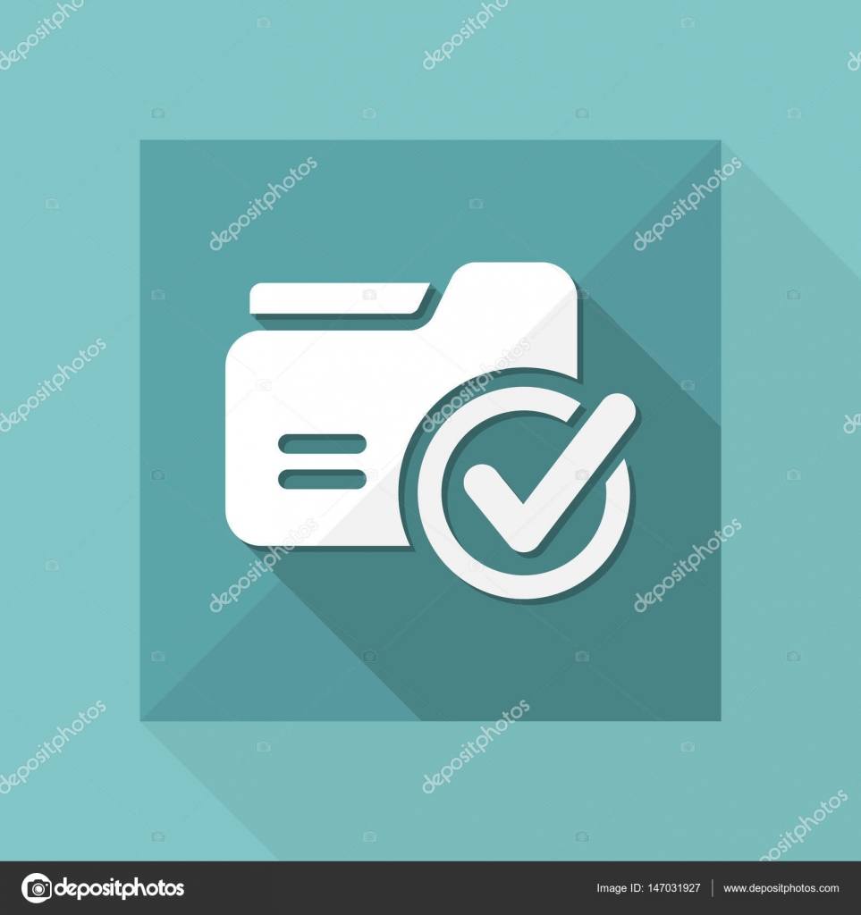 Check folder icon Stock Vector by ©MyVector 147031927 Check folder icon Stock Vector by ©MyVector 147031927
