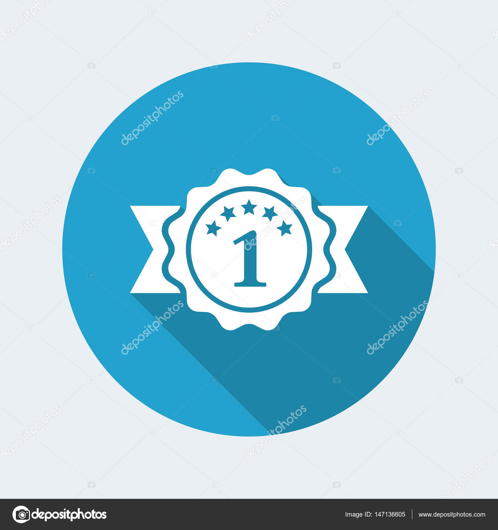 Number one icon Stock Vector by ©MyVector 147136605
