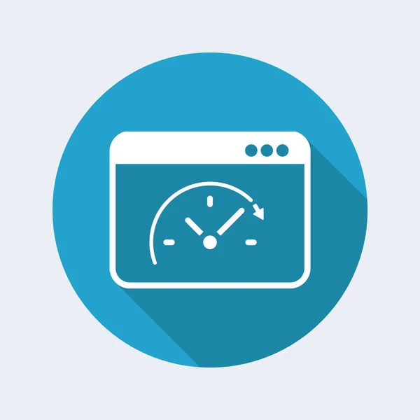 Computer speed upgrade - Vector flat icon — Stock Vector © MyVector ...