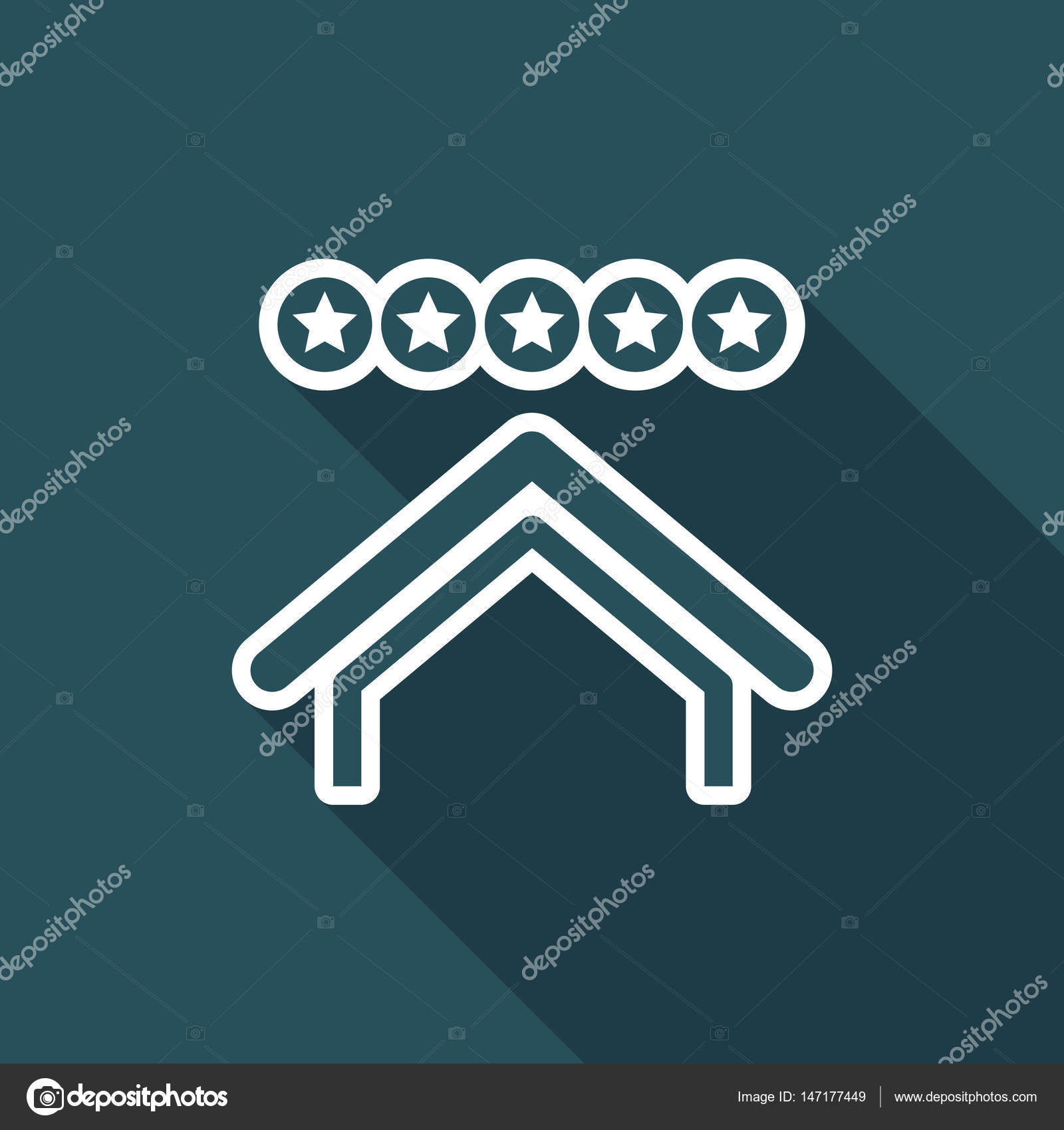 House rating icon Stock Vector Image by ©MyVector #147177449
