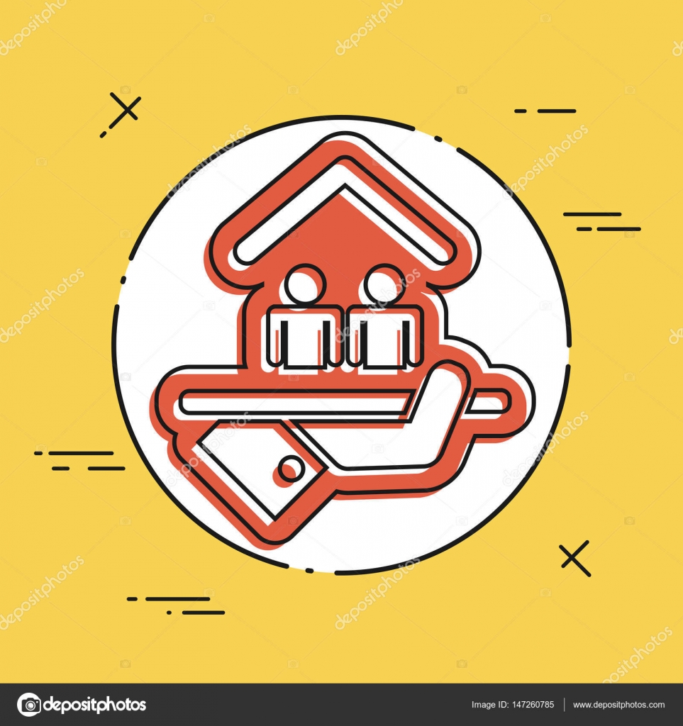 Double room icon Stock Vector Image by ©MyVector #147260785