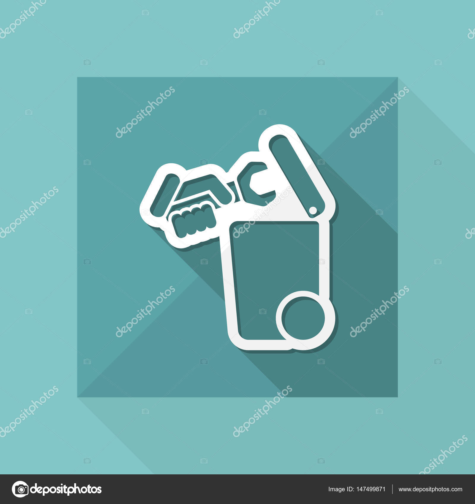 Separate waste collection icon Stock Vector Image by ©MyVector #147499871