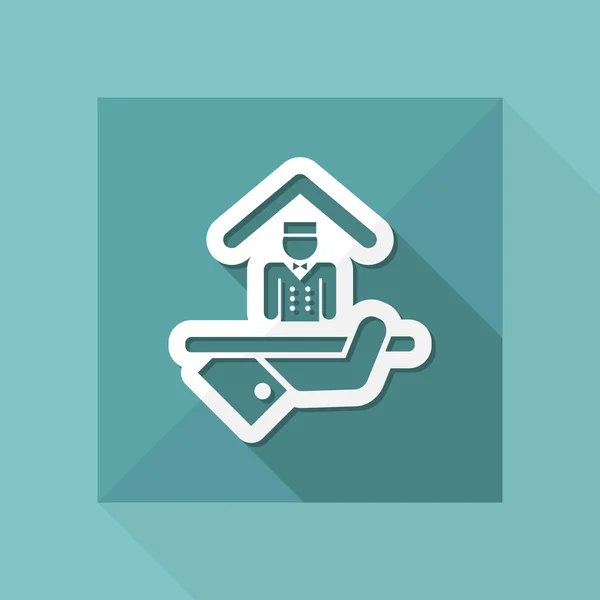 Hotel icon. Porter service. Stock Vector Image by ©MyVector #65128593