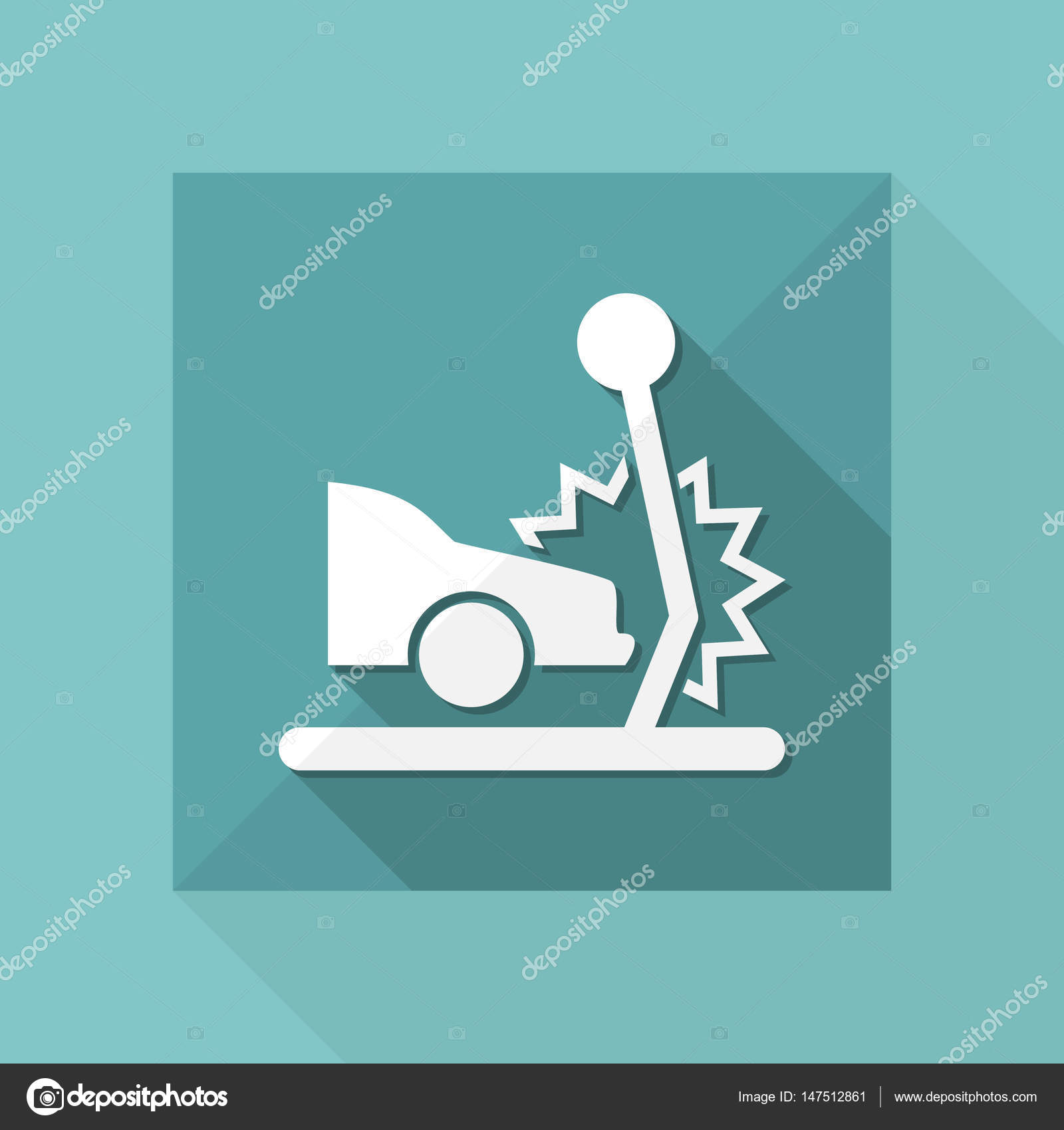 Car crash icon Stock Vector Image by ©MyVector #147512861