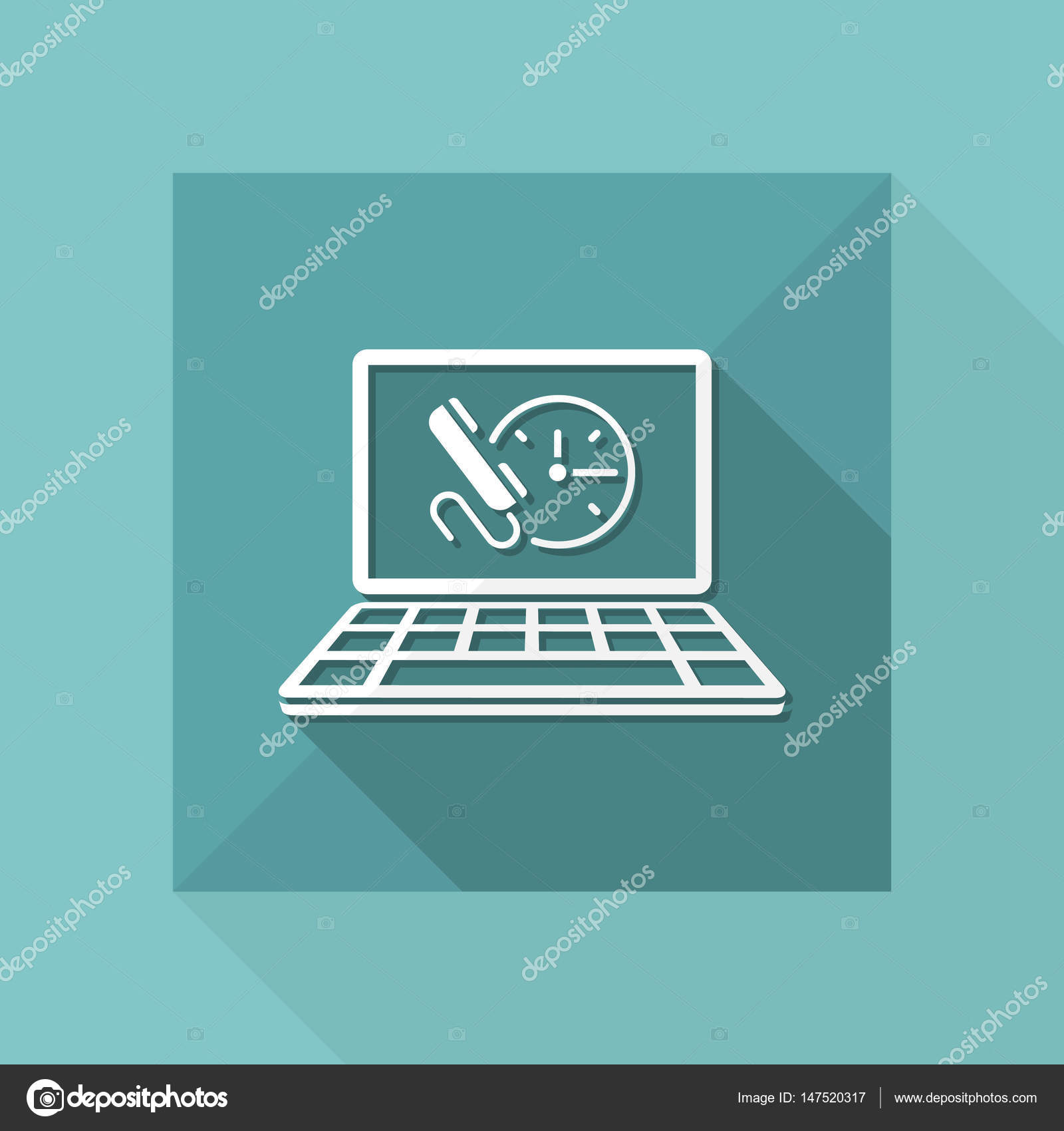 Panggil kami untuk ikon janji Vektor Stok oleh ©MyVector 147520317