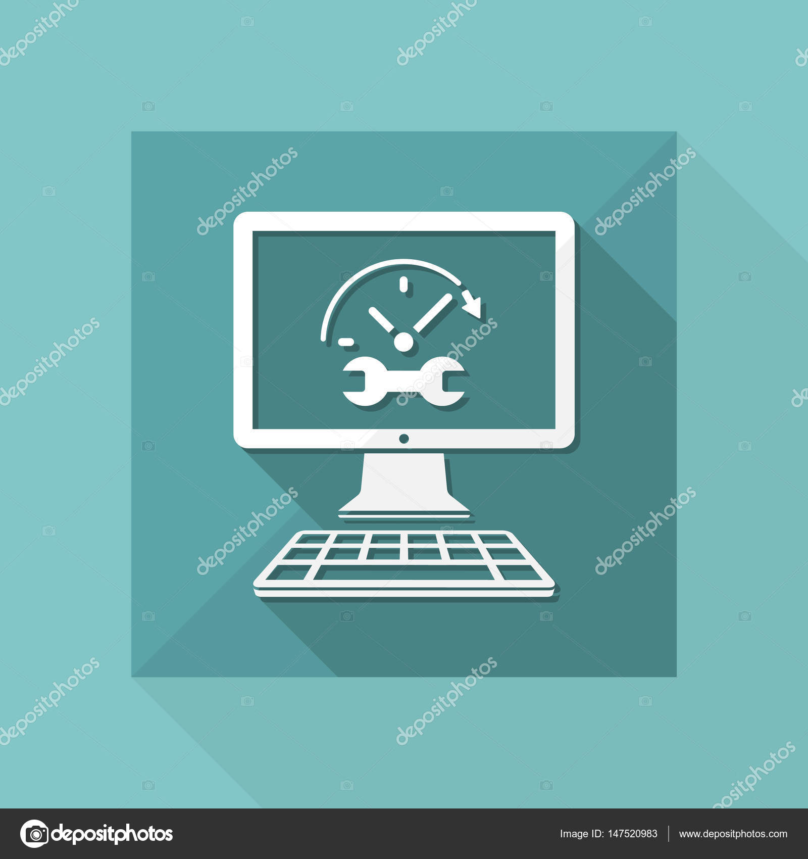 Full time web assistance icon Stock Vector Image by ©MyVector #147520983