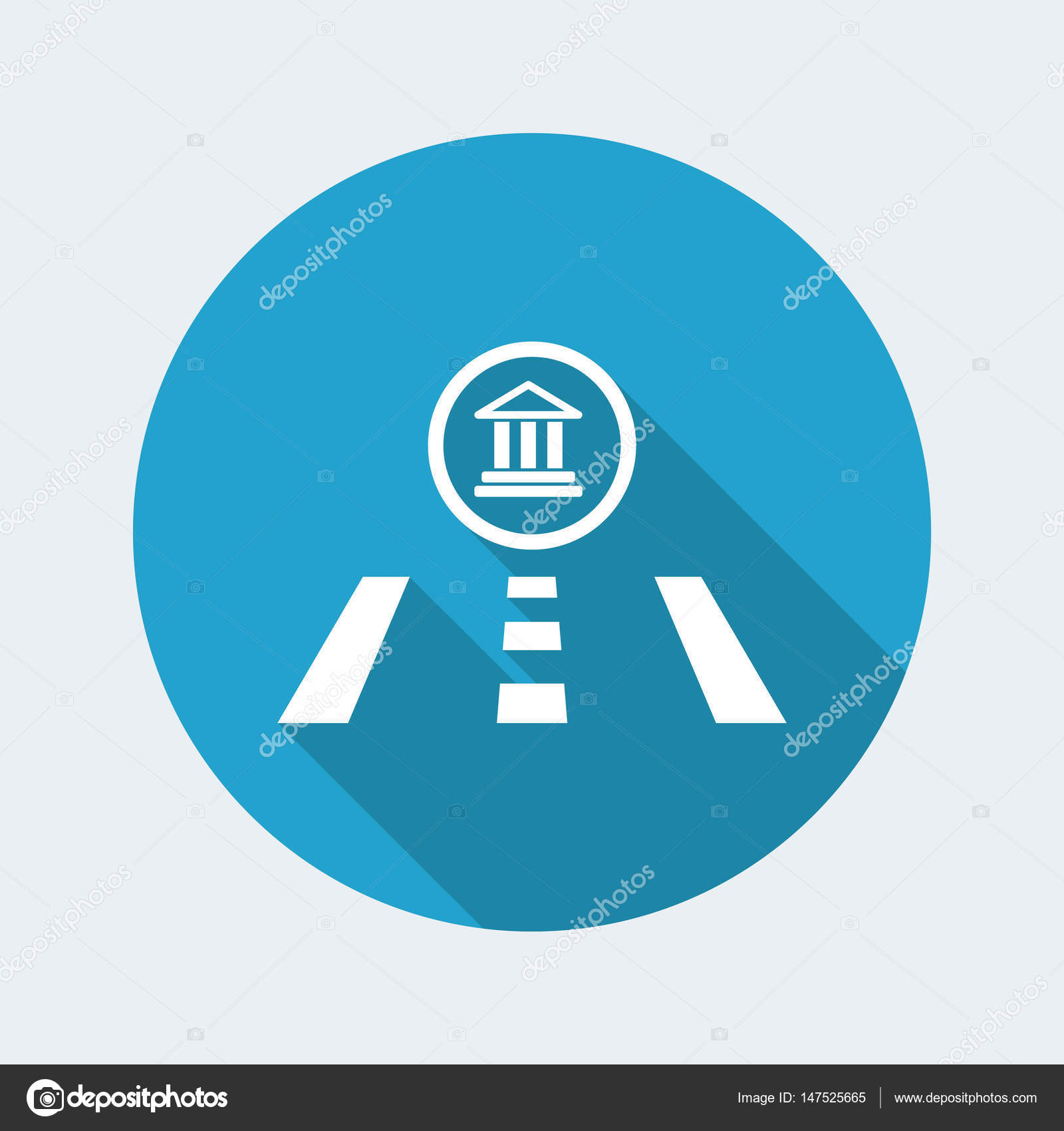 Ikon arsitektur kuil Vektor Stok oleh ©MyVector 147525665