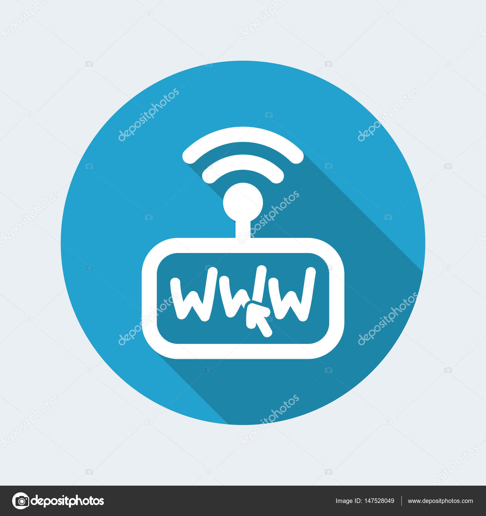 Ikon koneksi internet modem Vektor Stok oleh ©MyVector 147528049