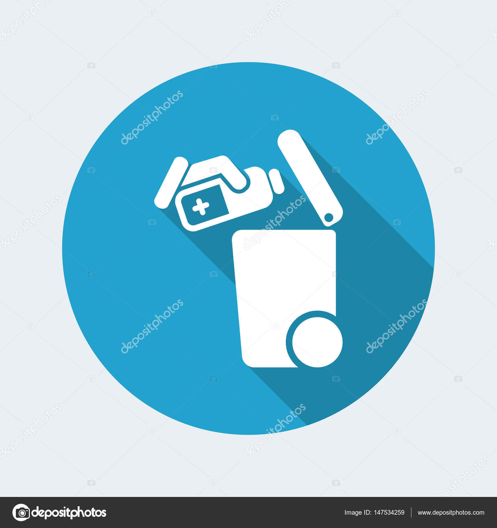 Separate waste collection icon Stock Vector by ©MyVector 147534259
