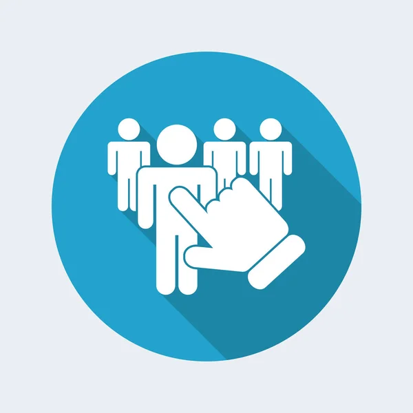People selection icon Stock Vector Image by ©MyVector #46087667