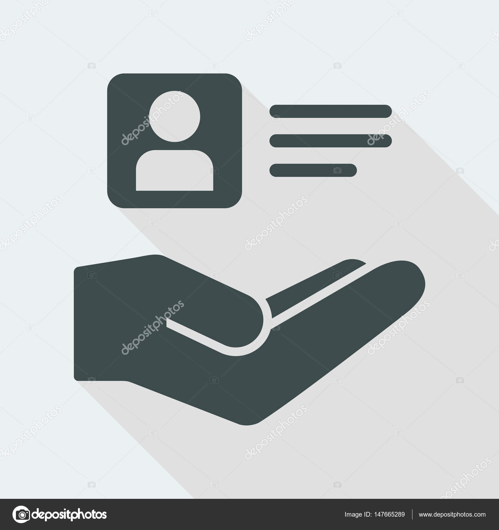 Personal account services icon — Stock Vector © MyVector #147665289