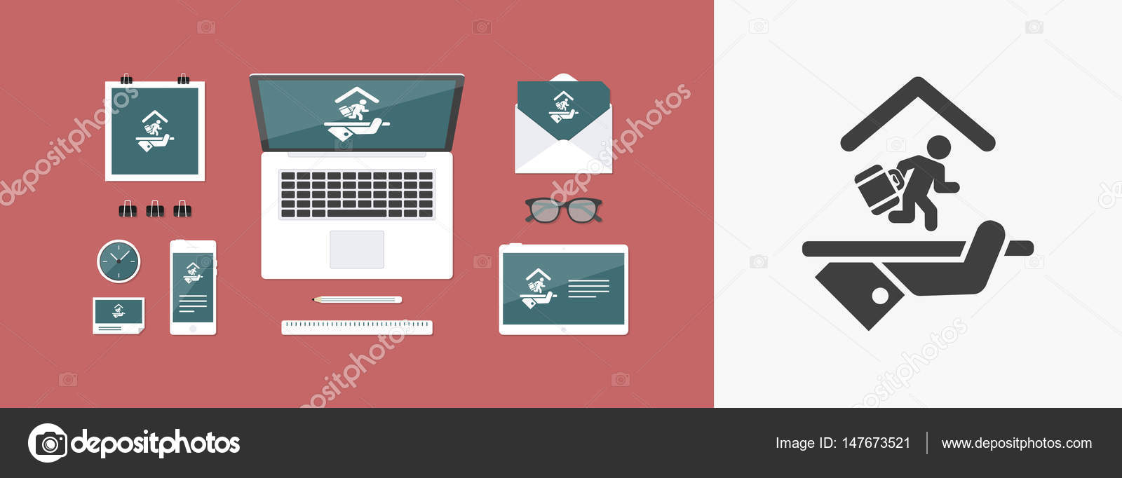 Hotel icon. Arrival/departure. Stock Vector Image by ©MyVector #147673521