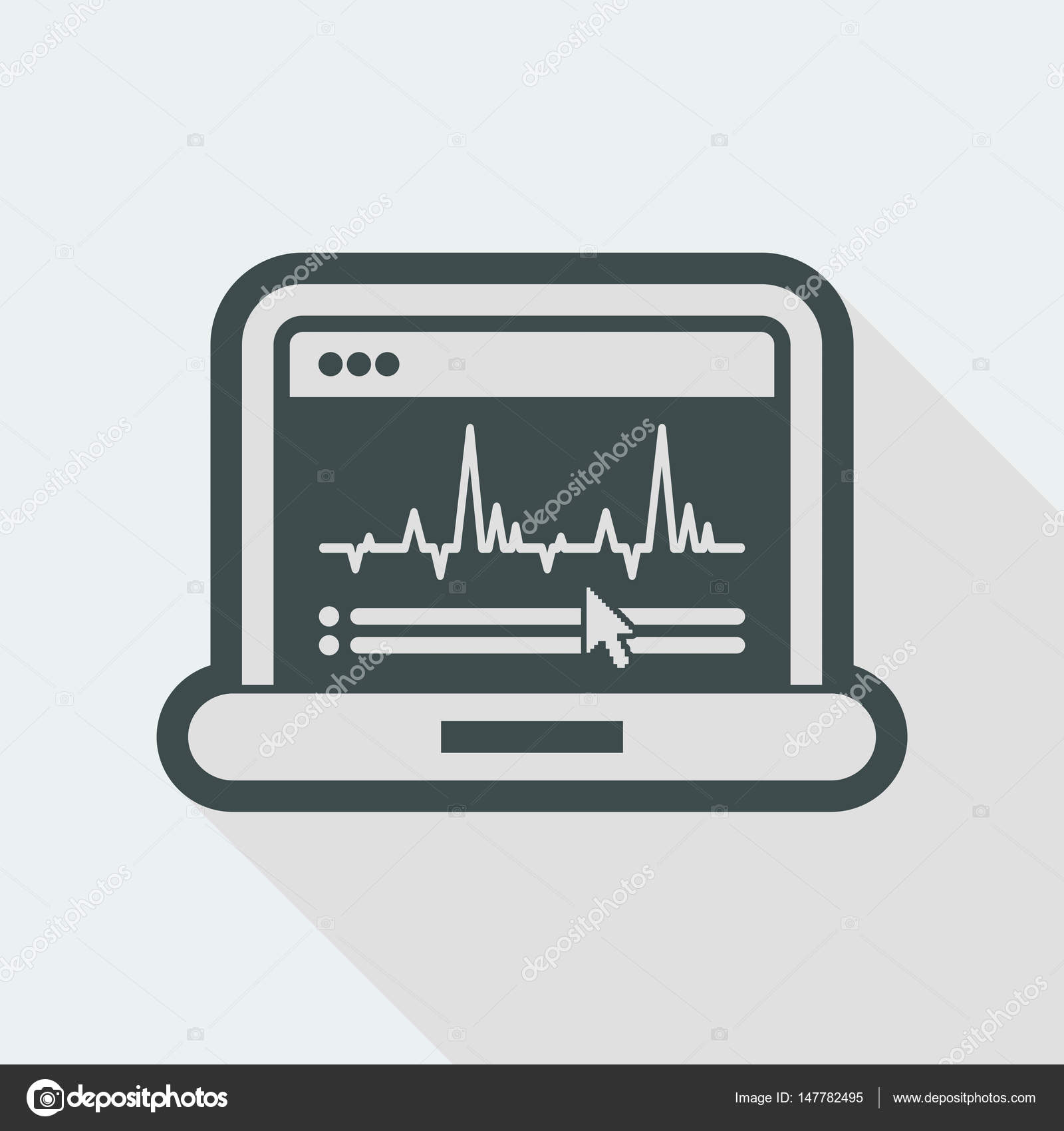 Graphic diagram computer icon Stock Vector Image by ©MyVector #147782495