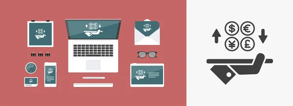 Foreign currency exchange Vector Art Stock Images | Depositphotos