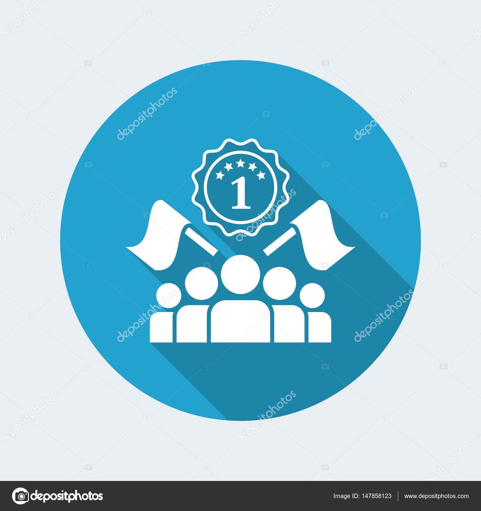 Competition winner icon Stock Vector by ©MyVector 147858123