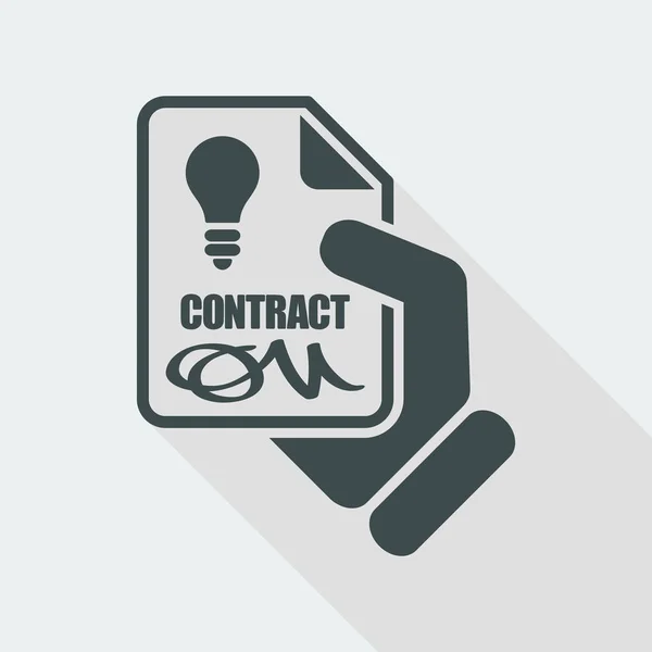 Contract for electricity service Stock Vector Image by ©MyVector #42823045