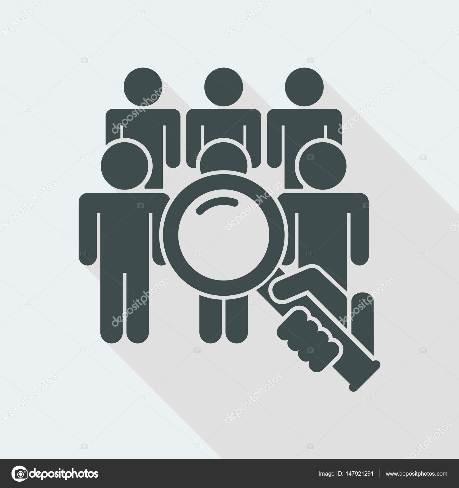 Look for person icon Stock Vector Image by ©MyVector #147921291
