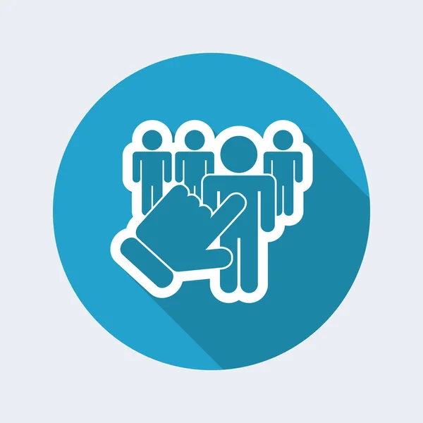 People selection icon Stock Vector Image by ©MyVector #46087667