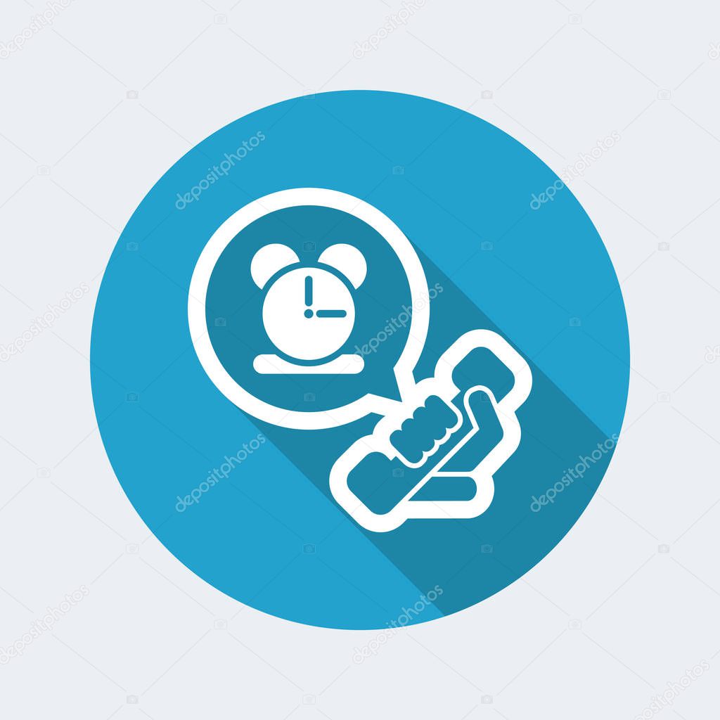 Reloj icono del teléfono Vector de stock por ©MyVector 147927103