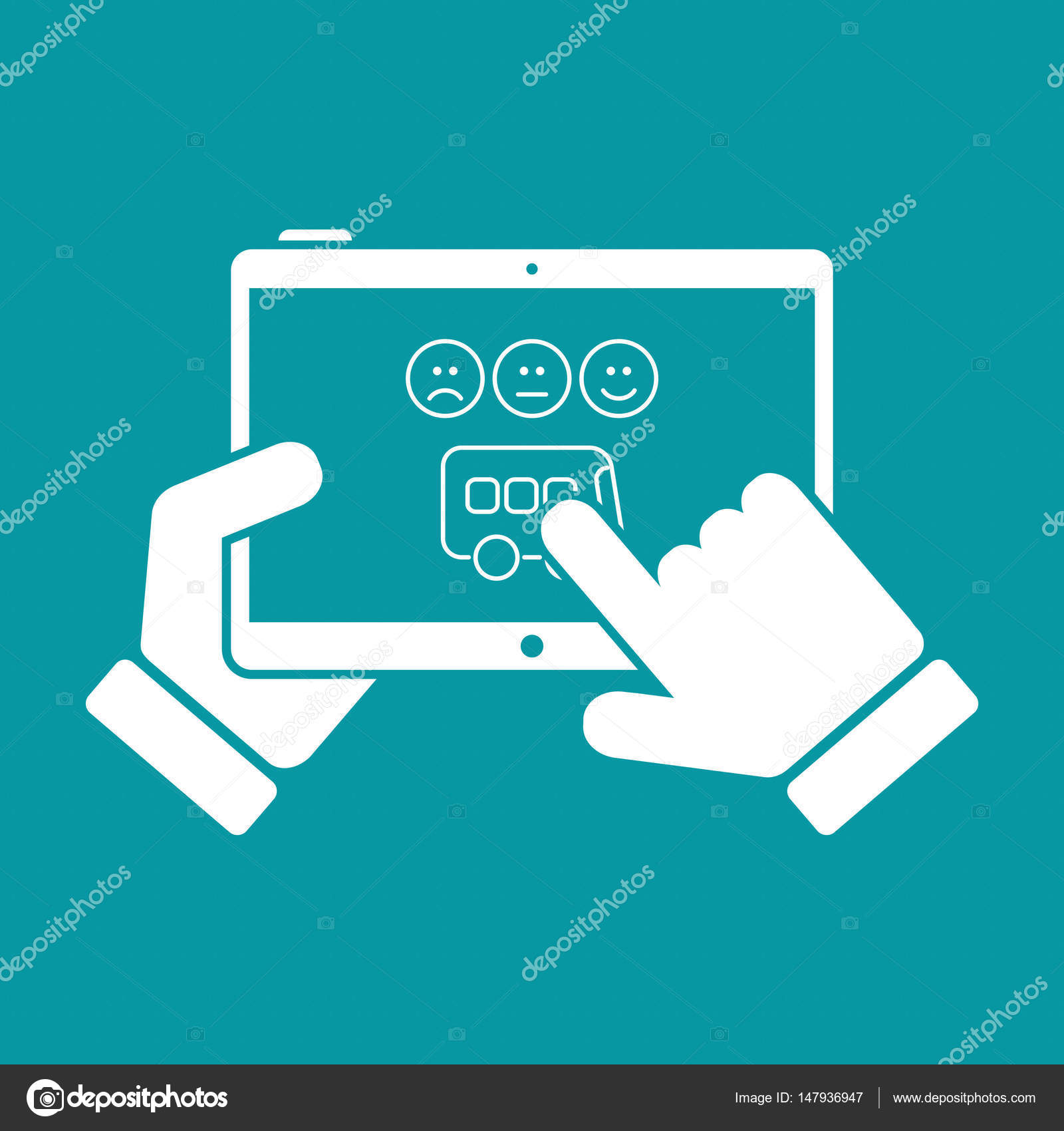 Bus rating icon Stock Vector Image by ©MyVector #147936947