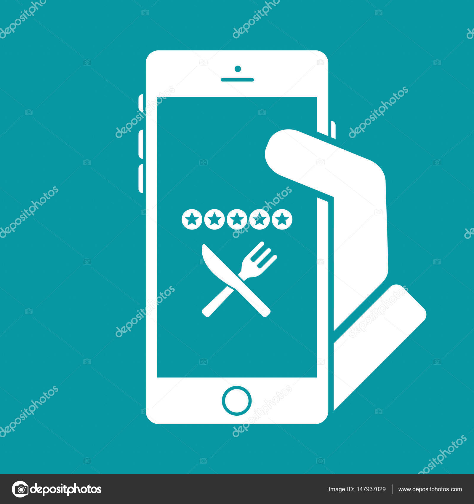 Restaurant rating icon Stock Vector by ©MyVector 147937029