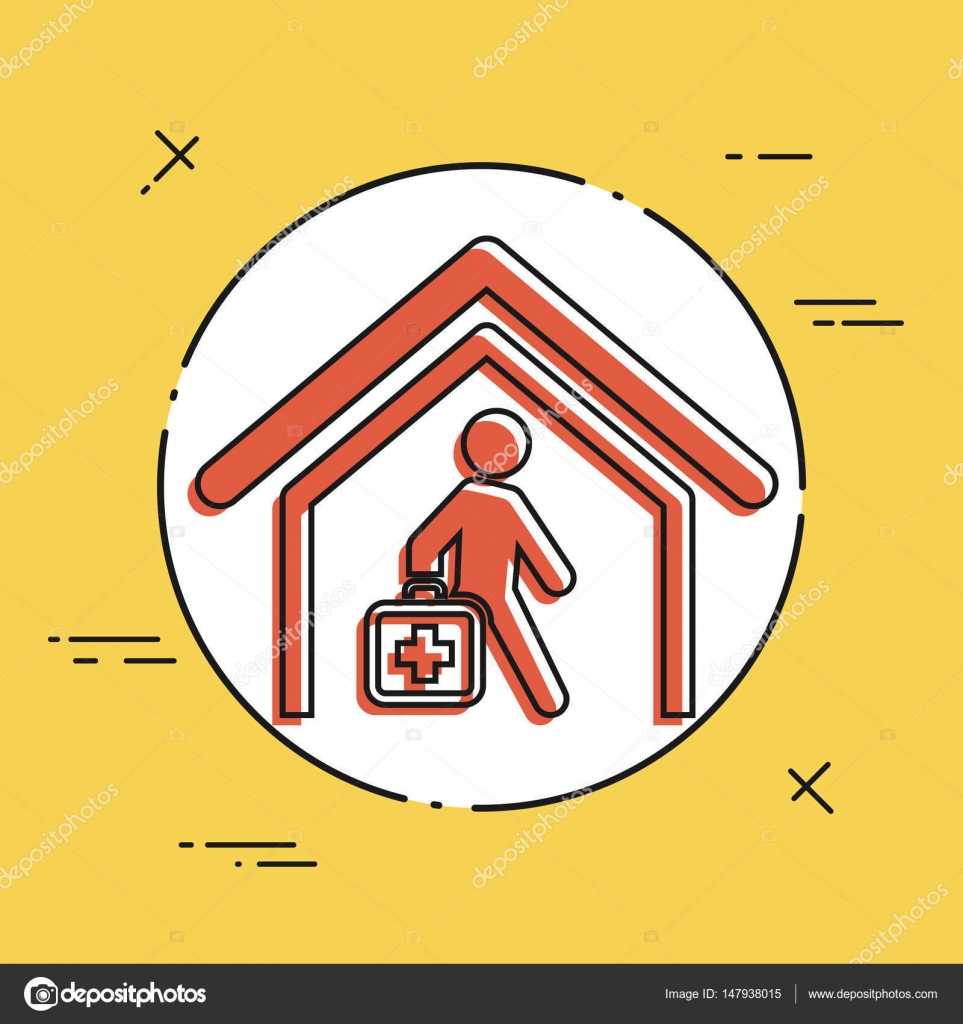 Medical home icon Stock Vector Image by ©MyVector #147938015