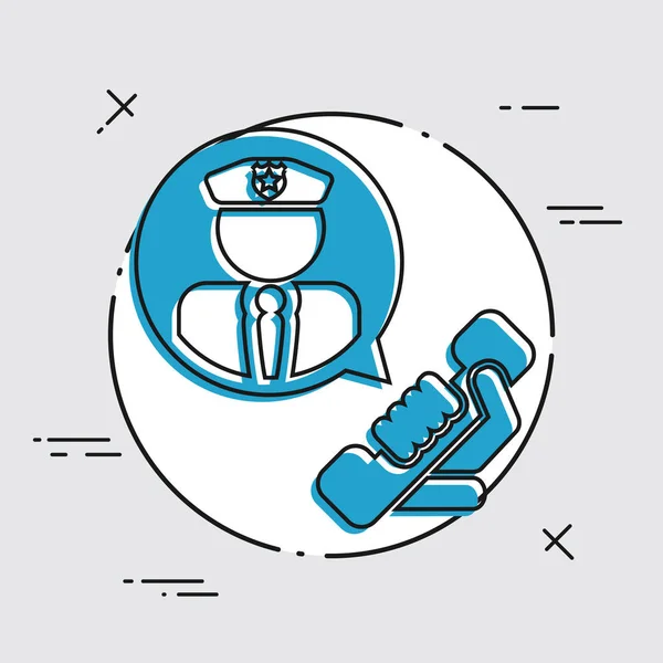 Police call number Stock Vector Image by ©MyVector #46014359