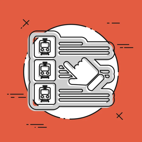 Train ticket booking Stock Vector Image by ©MyVector #65952235