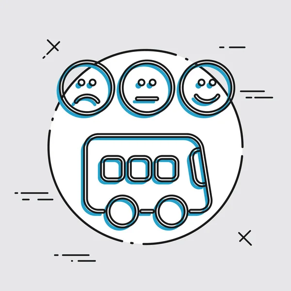 Bus rating icon Stock Vector by ©MyVector 147284043
